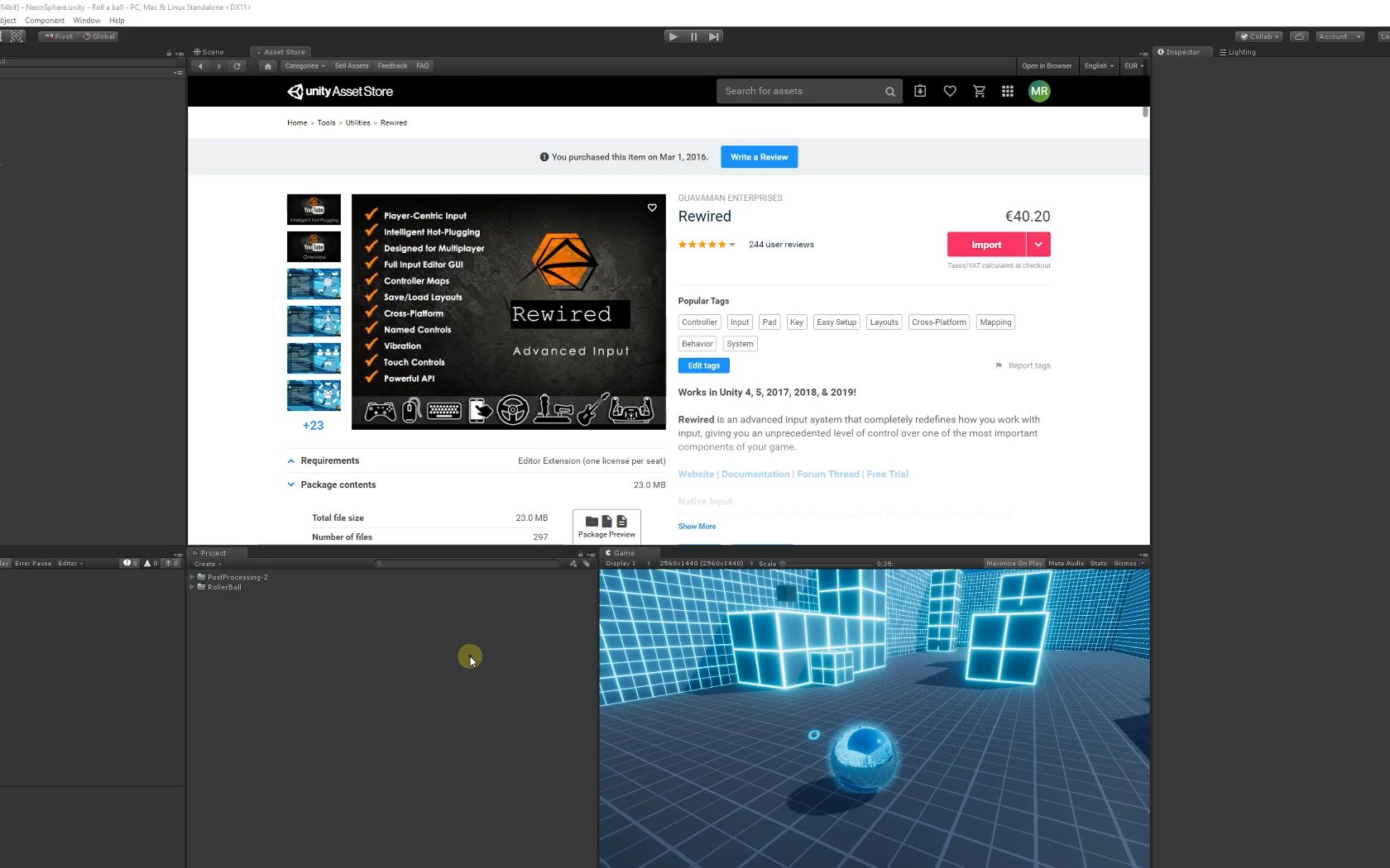 怎样在Unity中去使用Rewired_哔哩哔哩_bilibili