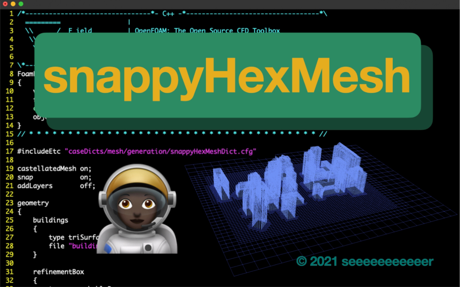 [OpenFOAM] 网格基础：snappyHexMesh怎么用？_哔哩哔哩_bilibili