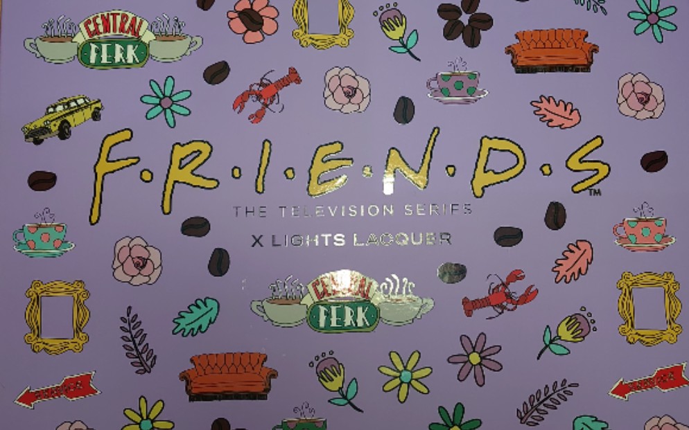 'FRIENDS x Lights Lacquer'老友记联名指甲油套盒（PRbox版）-伊苏伊-伊苏伊-哔哩哔哩视频