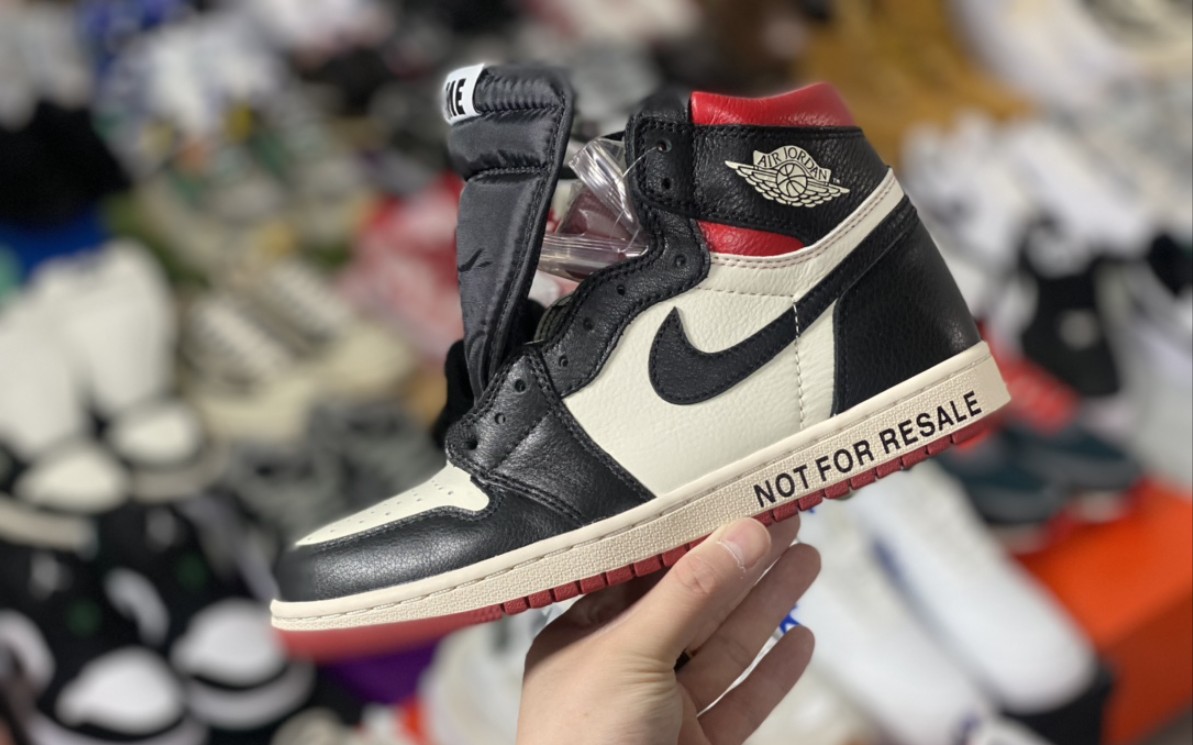 【发货实拍】Air Jordan 1 Retro High NRG Not For Resale “禁止转卖”_哔哩哔哩_bilibili