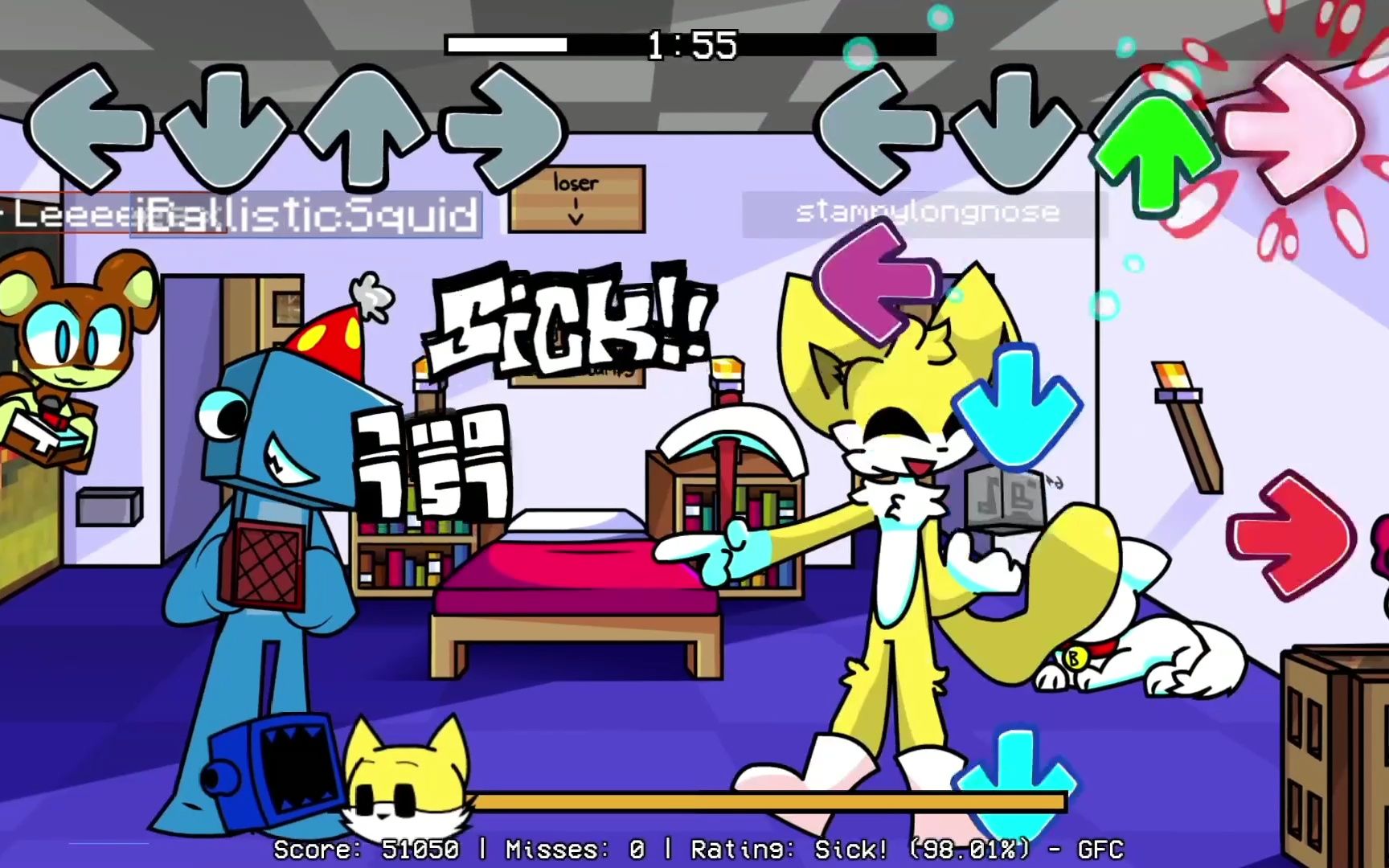 [FNF]优质模组 With Stampy[隐藏曲]_哔哩哔哩bilibili