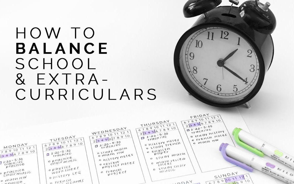 【studyquill】如何平衡学业与课外活动_哔哩哔哩_bilibili