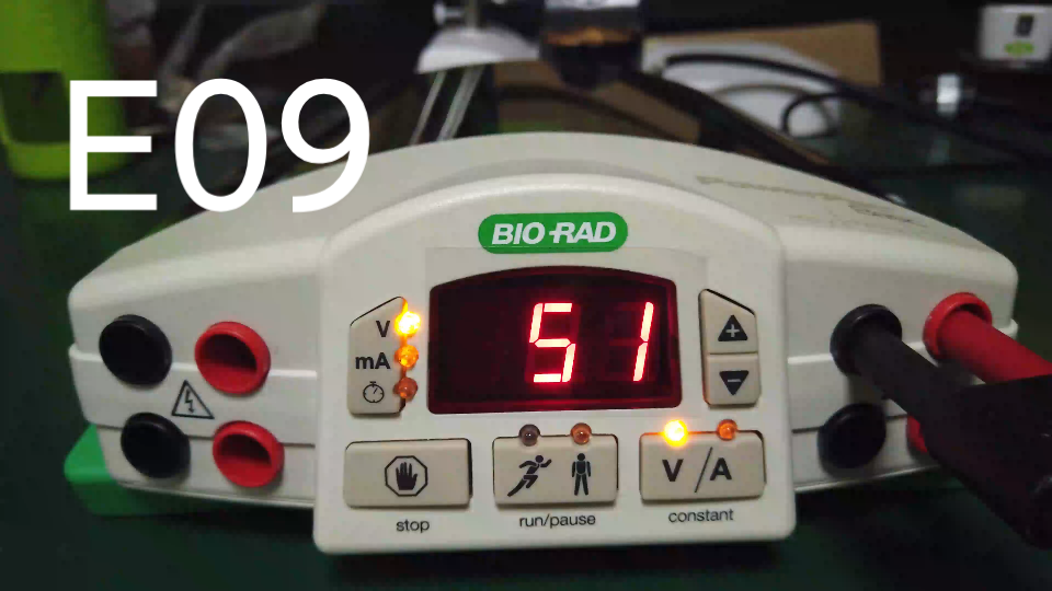 拯救实验3--电泳电源报错E09_哔哩哔哩_bilibili