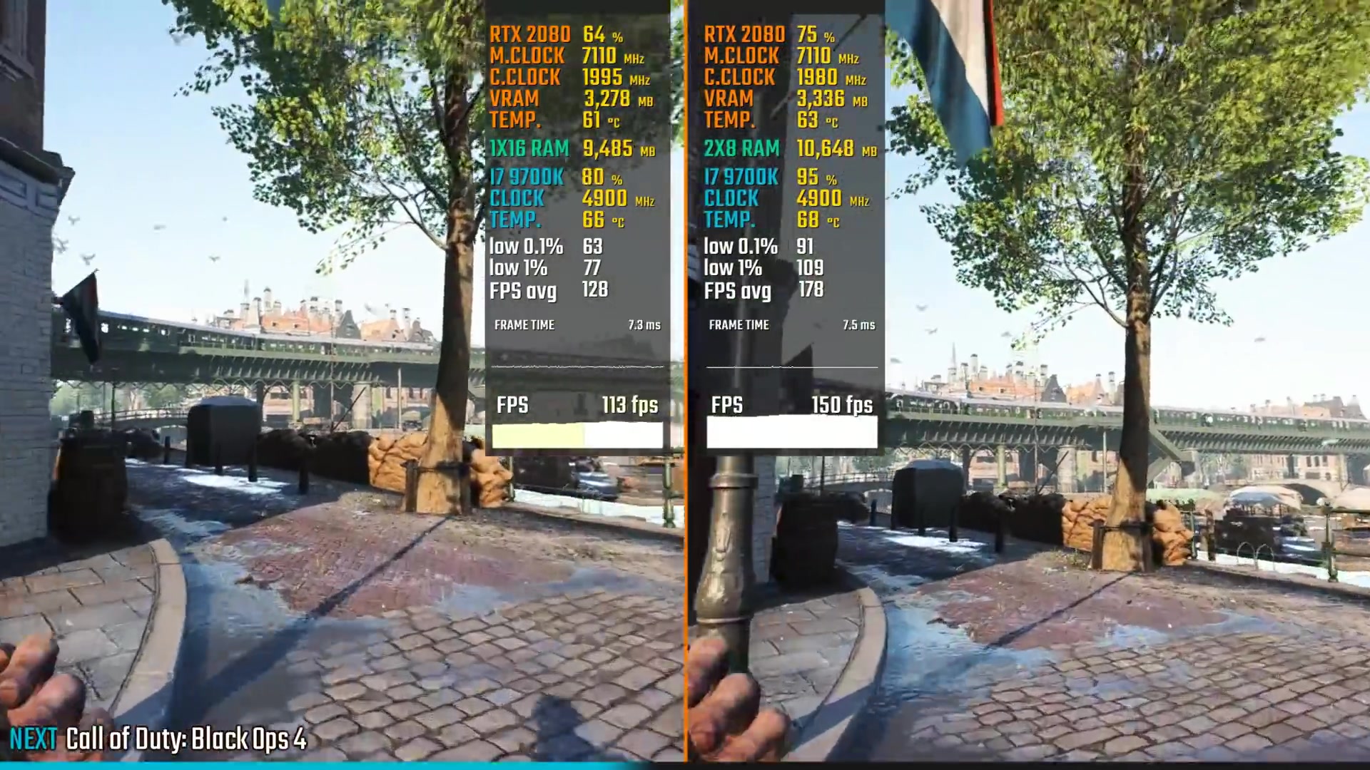 16G 内存 双通道VS 16G单通道 游戏评测_哔哩哔哩_bilibili