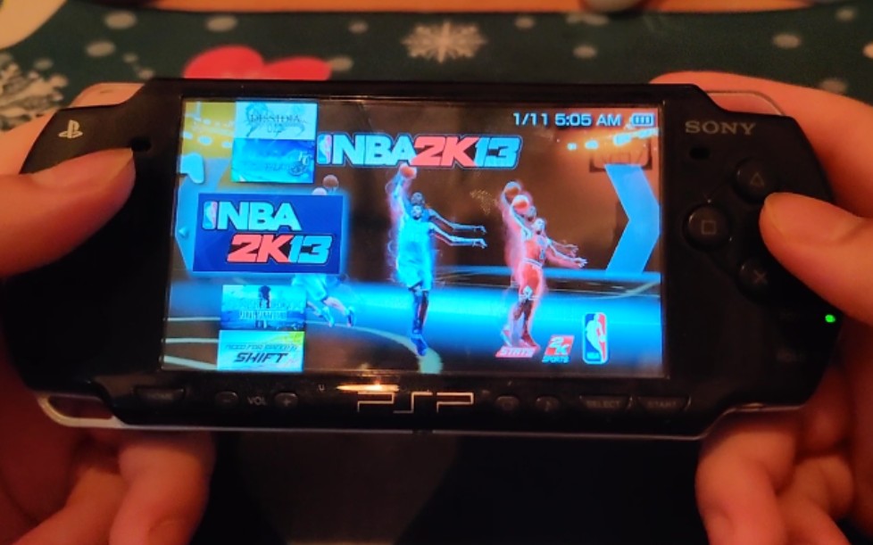 PSP NBA2K13, 这画质，这手感，这操作，怎么还燃起来了呢......_哔哩哔哩_bilibili