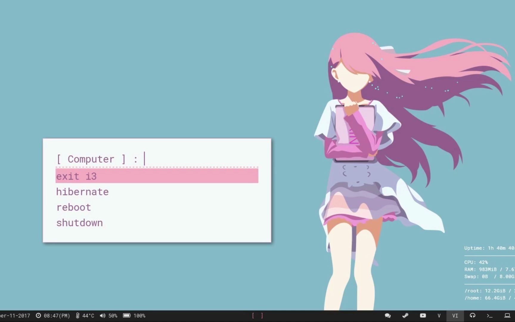 (i3 rice) Rin, Shelter [ My Arch Linux Setup ] - 搬运自YouTube_哔哩哔哩_bilibili