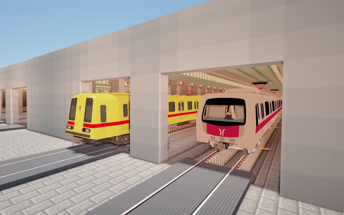 [Minecraft]在MC中体验最真实的轨道交通！（预告版）_单机游戏热门视频