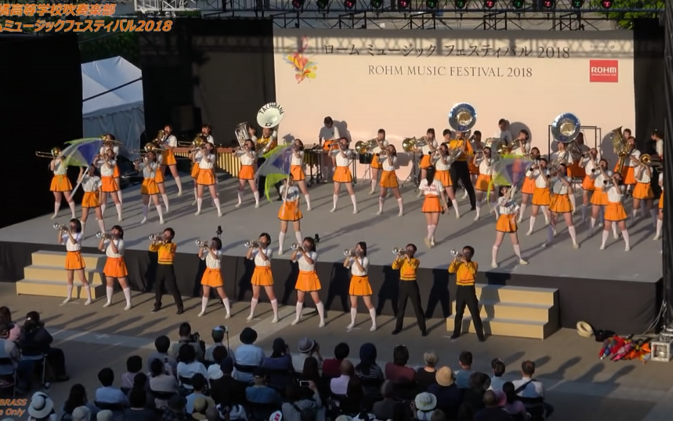 【ROHM MUSIC FESTIVAL 2018】京都橘高中吹奏乐部~20180422_哔哩哔哩_bilibili