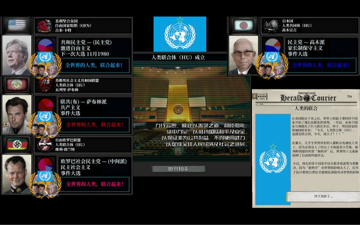 【TNO同人】超事件：人类联合体（联合国）成立_哔哩哔哩bilibili_钢铁雄心