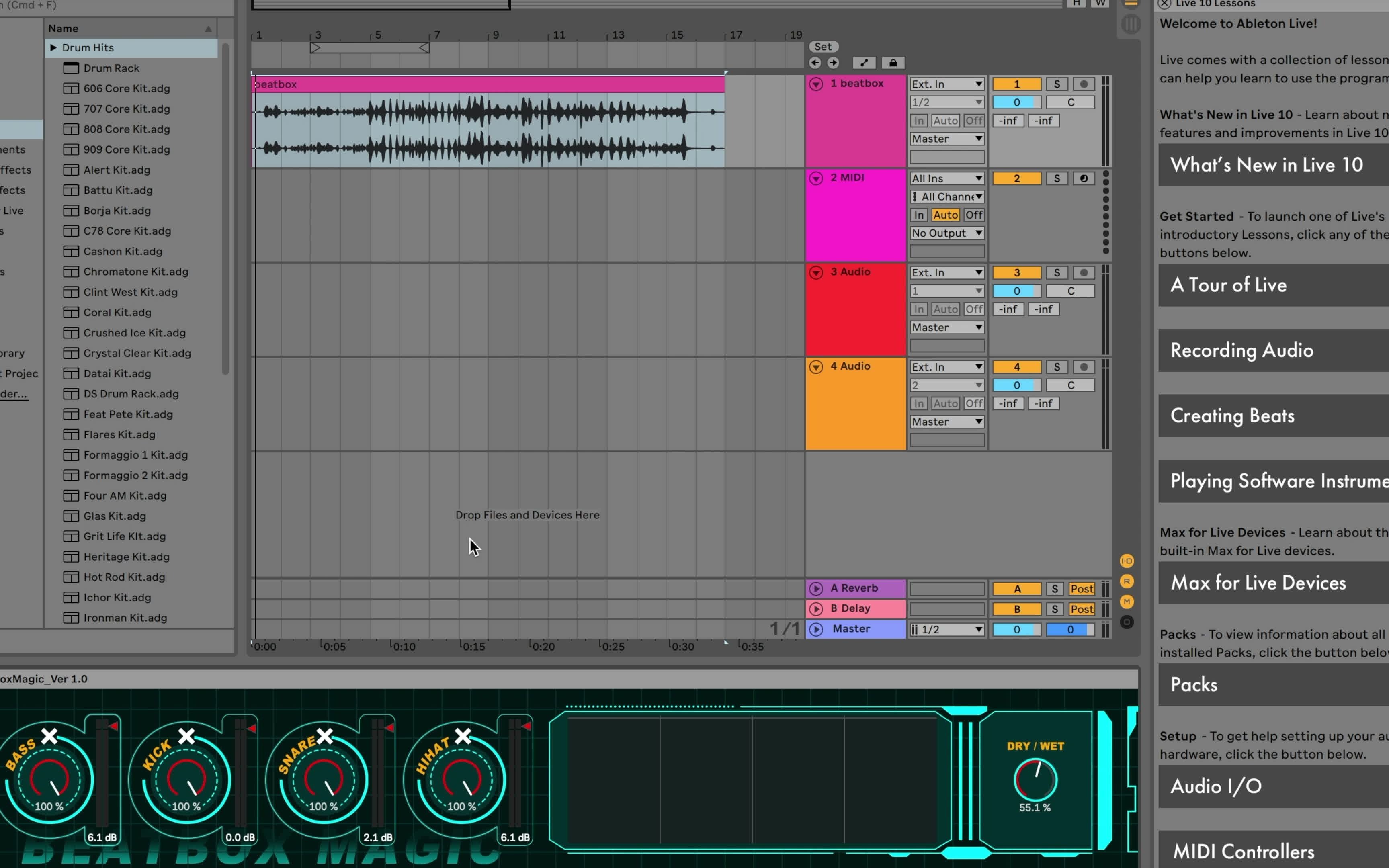 【插件体验】Beatbox研究所为Beatbox音频专门做的一个Live插件_哔哩哔哩_bilibili