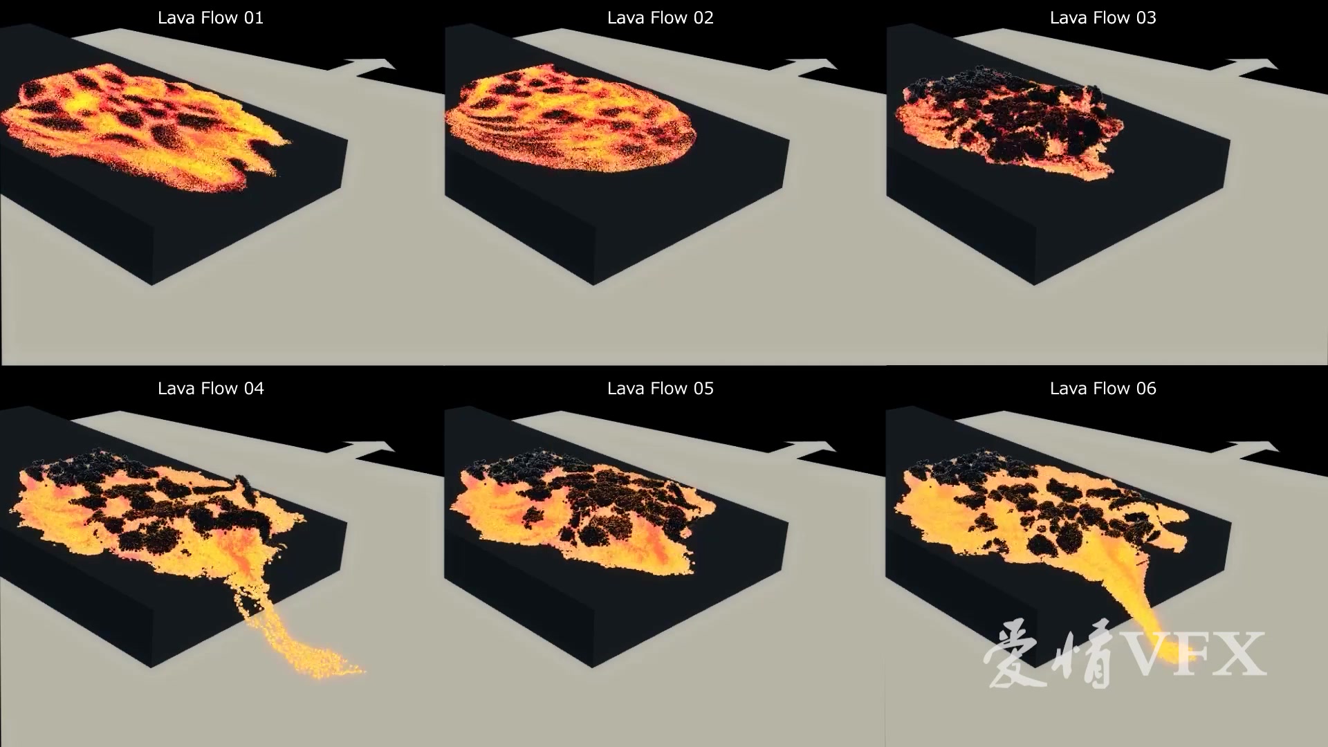 houdini 岩浆LAVA解算测试带渲染 hip源文件分享_哔哩哔哩_bilibili