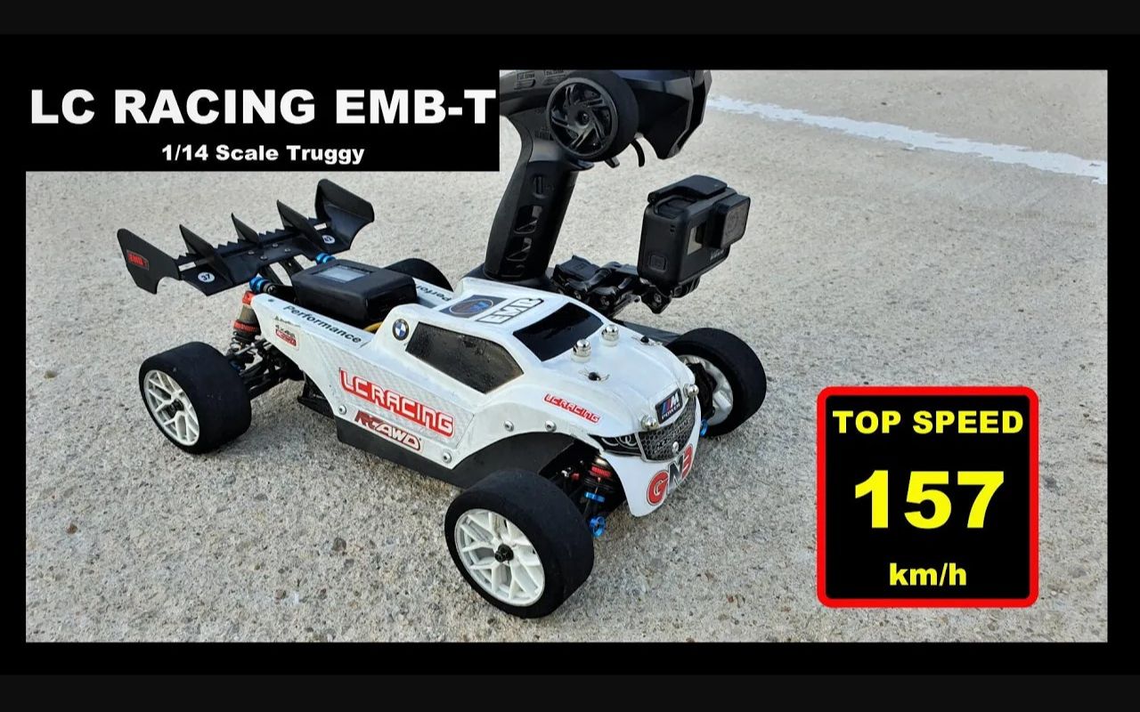 【转】最快的LC Racing EMB-T 1/14 竞速卡 !!! 接近100MPH (157km/h)_哔哩哔哩_bilibili
