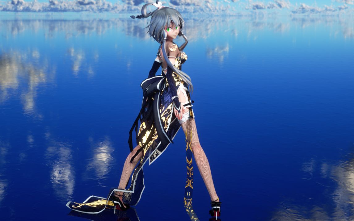 MMD 洛天依 旗袍 完整版 60帧 【 IA_Conqueror_Motion】_哔哩哔哩_bilibili