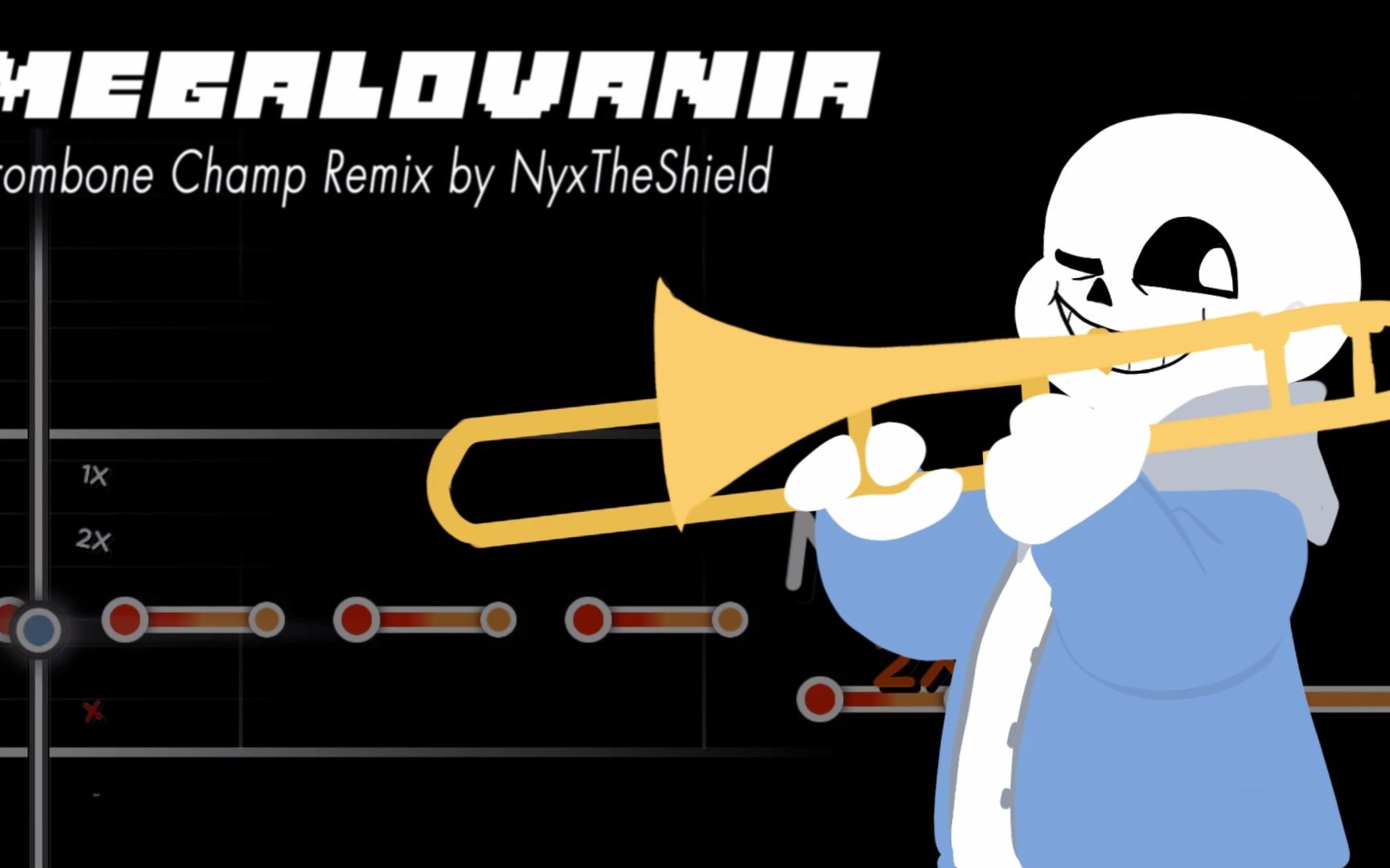 【Undertale音乐】Megalovania [Trombone Champ Remix]_哔哩哔哩_bilibili