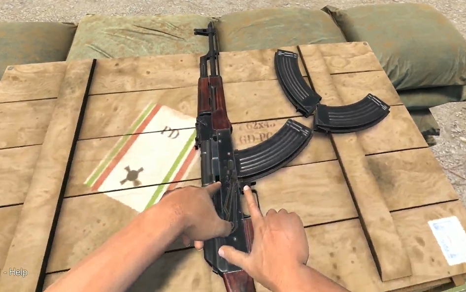 【hand simulatior】20min正经教学（枪支使用技巧）+欢乐1v1_哔哩哔哩bilibili