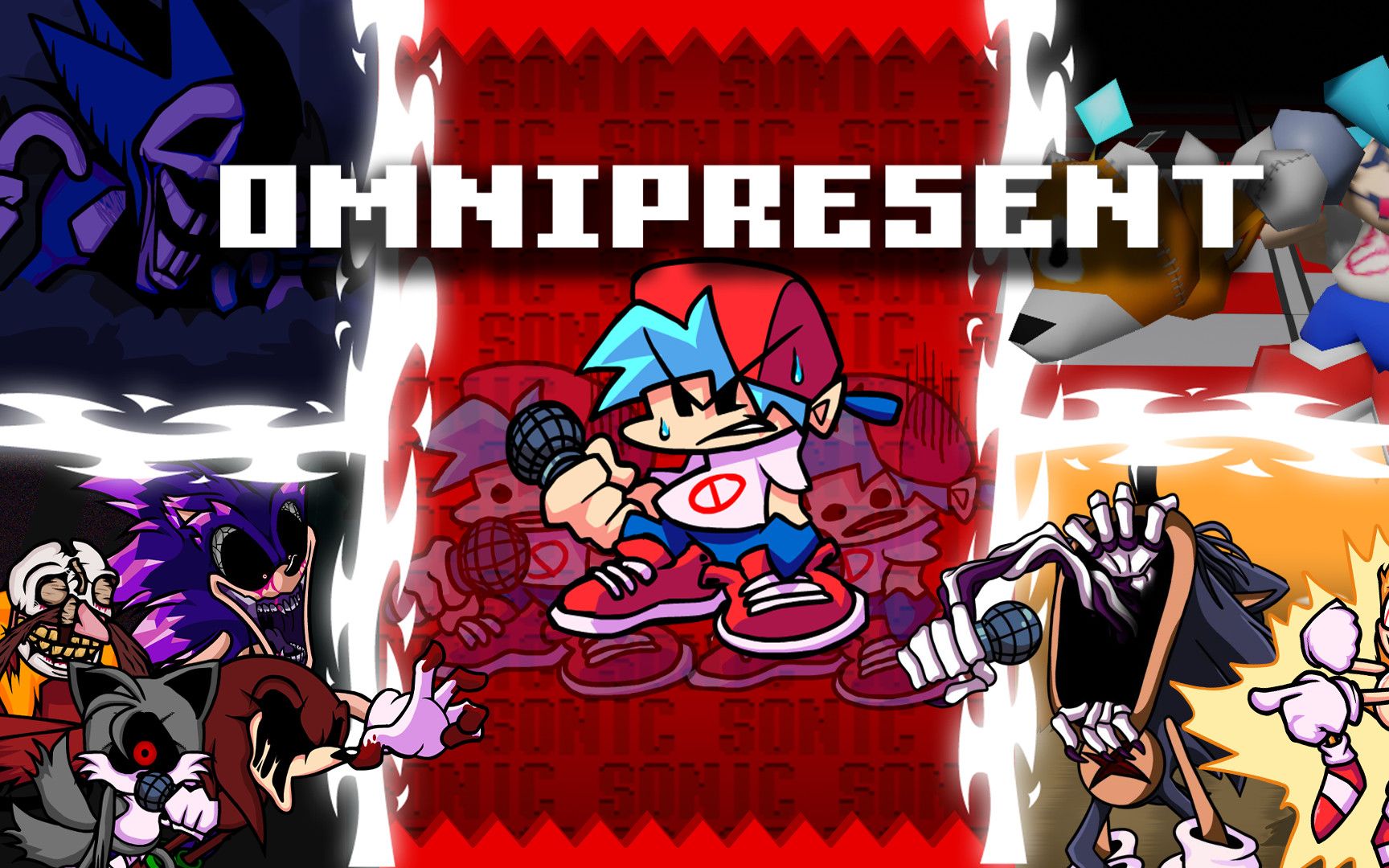 FNF优质模组 Omnipresent 全流程_哔哩哔哩_bilibili