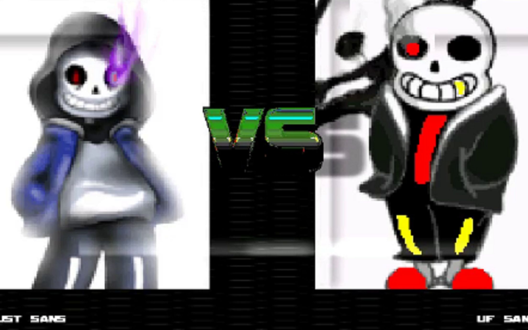 【MUGEN】尘埃sans vs UFsans_哔哩哔哩 (゜-゜)つロ 干杯~-bilibili