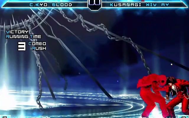 拳皇Mugen-血炎草薙京VS AY14里草薙京_哔哩哔哩bilibili