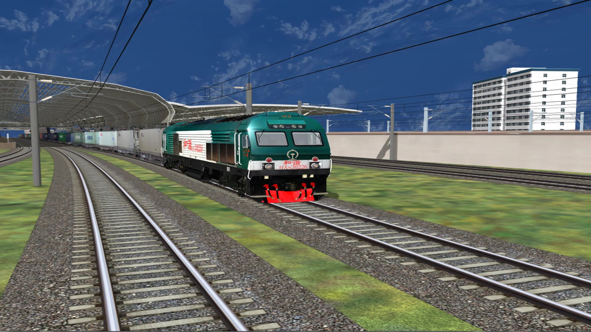 MSTSOR-HXN30226货运机车测试视频_2021_01_18_哔哩哔哩_bilibili