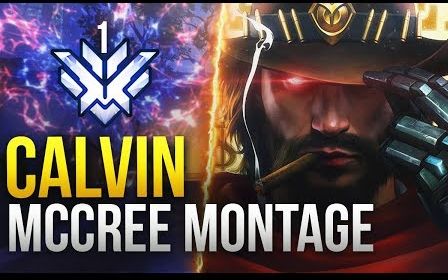 『守望先锋』麦克雷大神Calvin 果然只有500斤的手才能这么稳！人形自瞄了解下！Rank 1 McCree_哔哩哔哩_bilibili