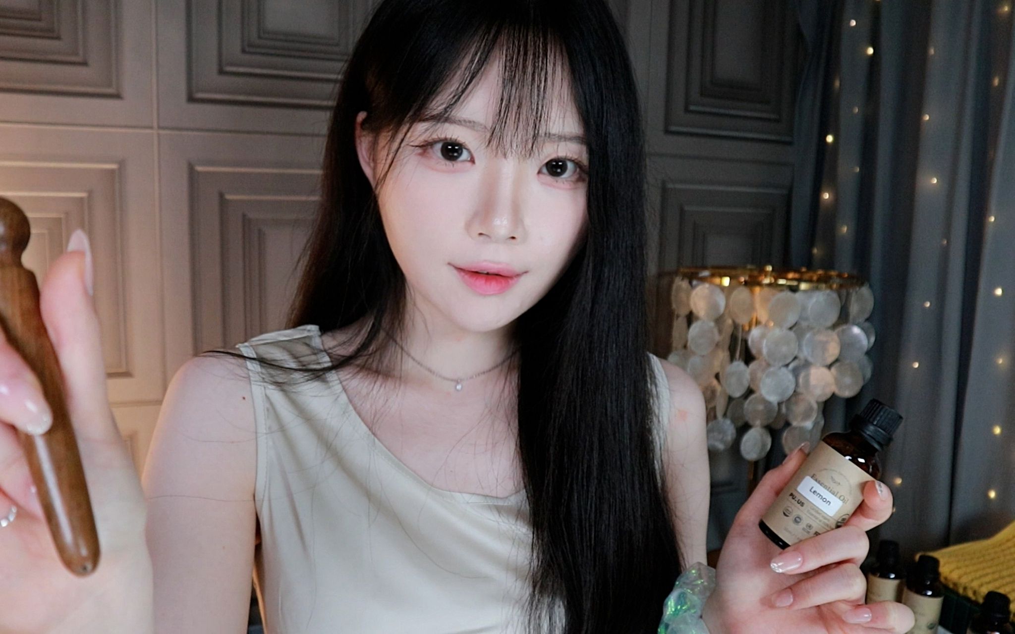 【nara治愈】超级温柔的美女为你按摩穴位，还不快进来看！-nara治愈-nara治愈-哔哩哔哩视频