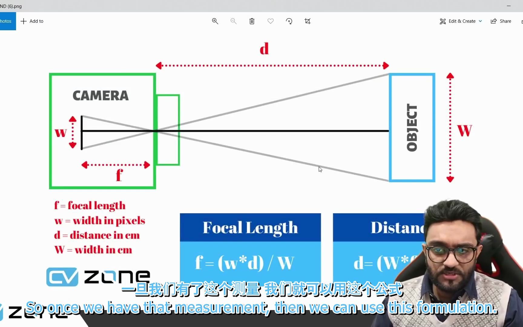 计算机视觉-网络摄像头人脸距离测量_哔哩哔哩_bilibili