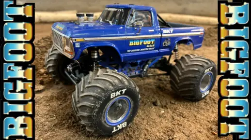 仿真与性能的完美结合 losi mini lmt +trx4m bigfoot 车壳，全套升级 最强仿真迷你怪兽卡车！！！_哔哩哔哩_bilibili