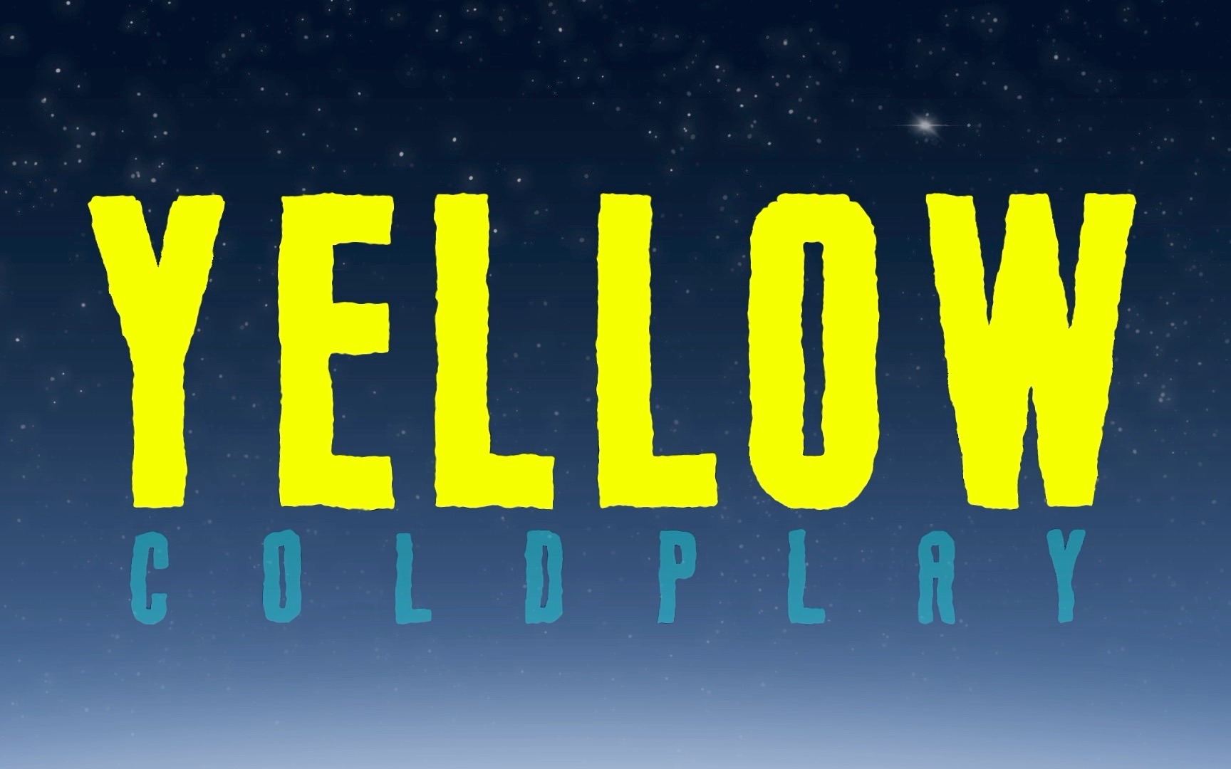 Coldplay【Yellow】_哔哩哔哩_bilibili