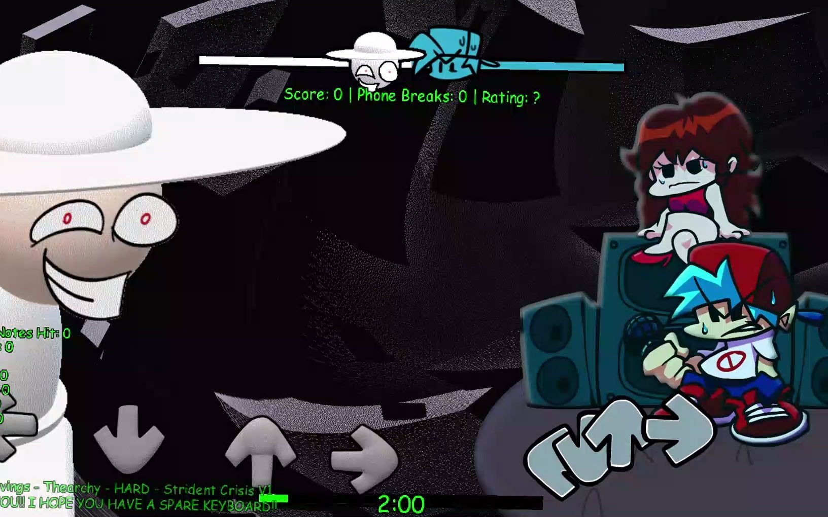 HARDEST LEVEL IN FNF Thearchy but there's 26 Keys