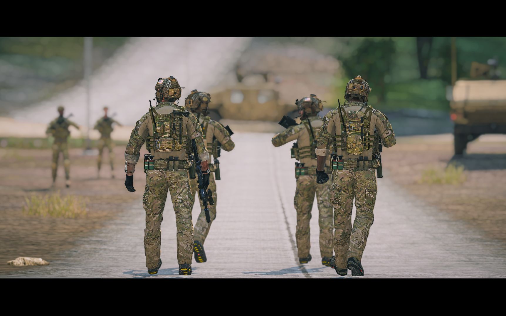 [Arma3]SFG四人小组前往某区域肃清敌军（测试新枪）_哔哩哔哩_bilibili