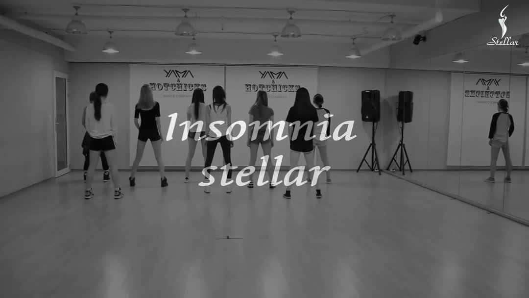 Stellar《Insomnia》 Dance practice.舞蹈练习室 M/V！_哔哩哔哩_bilibili