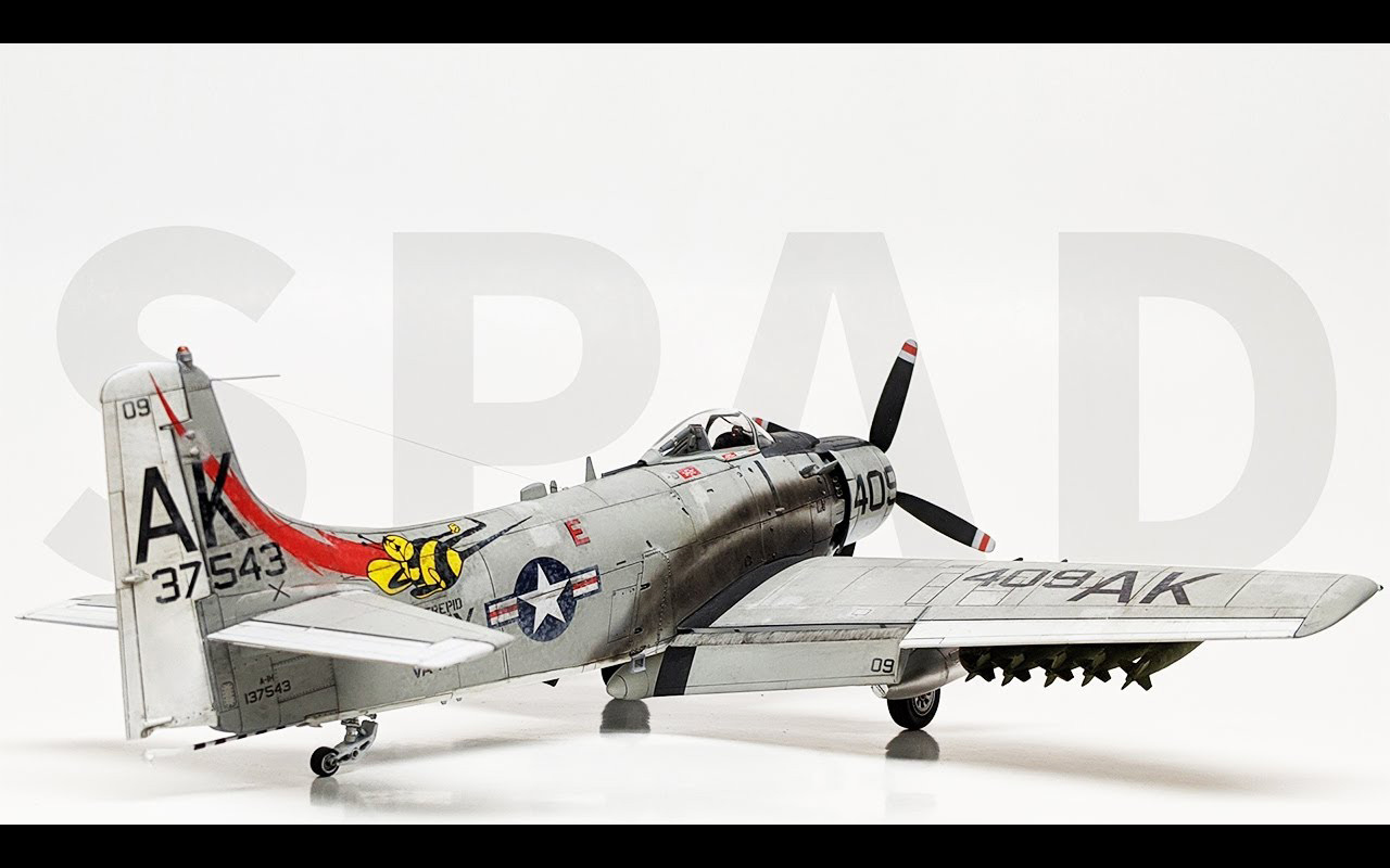 【The Model Guy】1比48比例 A-1H 攻击机模型制作_哔哩哔哩_bilibili