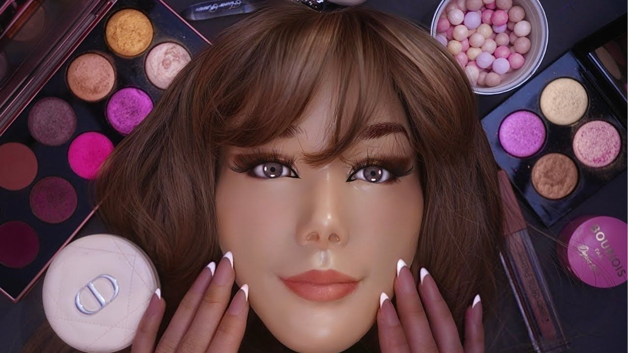 【Starling】ASMR人体模型化妆 | 璀璨金色妆容 ft. Pat McGrath、迪奥、娇兰 | 治愈音效（2025.6.11）-獭 ...