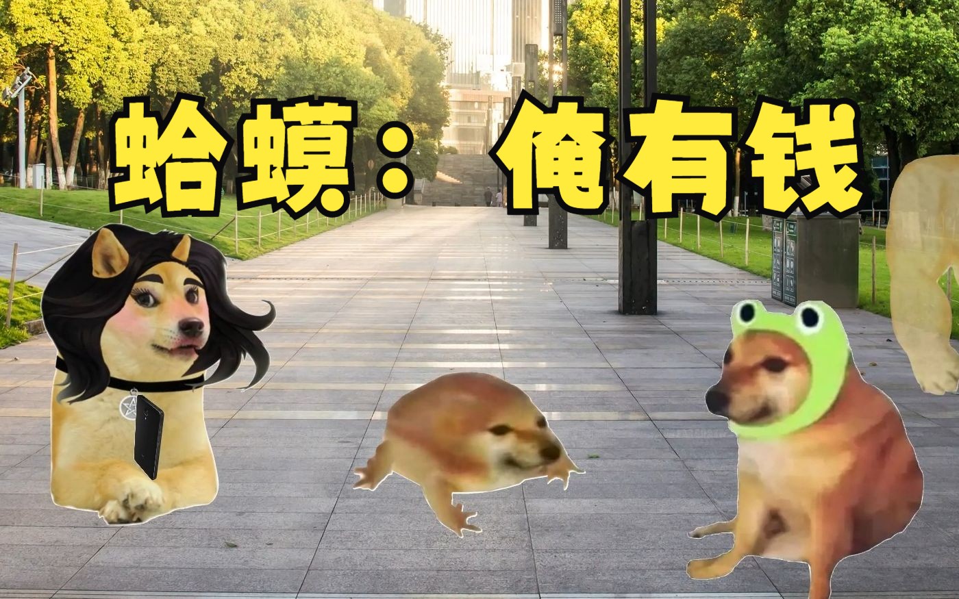 小狗：我有钱！-Cheems爱吃瓜-Cheems爱吃瓜-哔哩哔哩视频