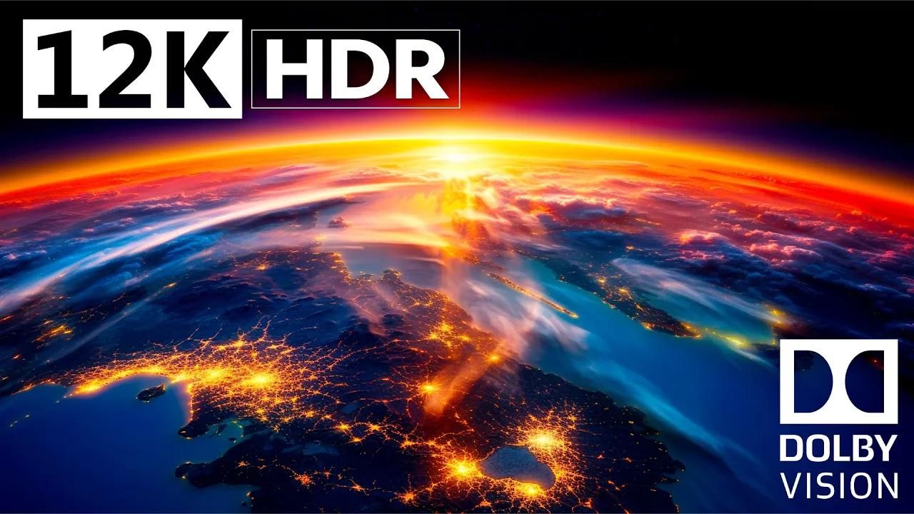 Real 8K HDR 60 FPS - Dolby Vision Calming Music (Color Life-宇宙人夜晚很长-HDR ...