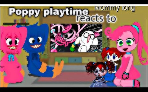 Poppy playtime反应他们搞笑的视频_哔哩哔哩_bilibili