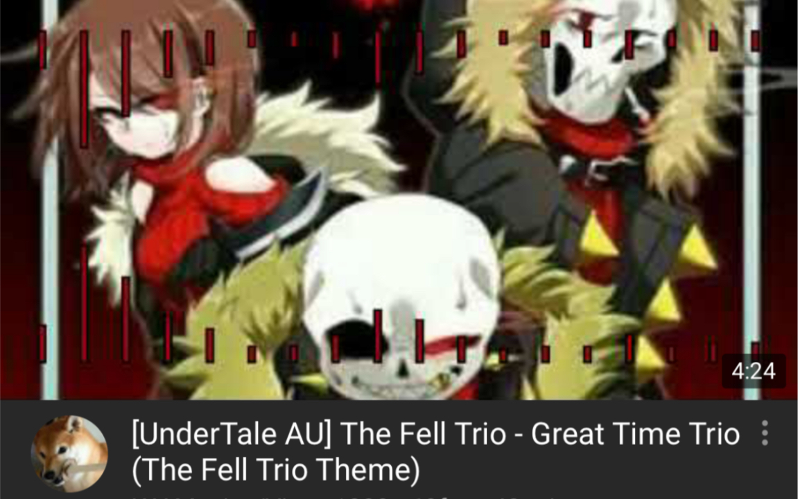 [UnderTale AU] The Fell Trio - Great Time Tiro (The Fell Trio Theme)_哔哩 ...