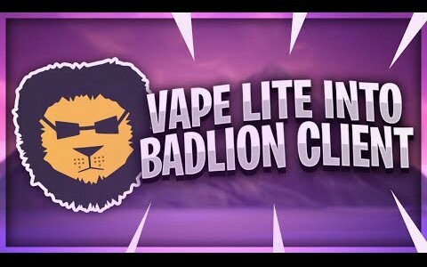 在BadLion客户端里开Vape Lite?_哔哩哔哩_bilibili