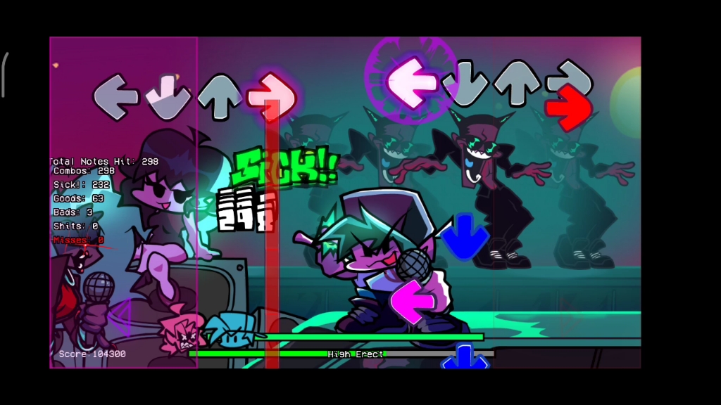 FNF优质模组 Week4关 ERECT模式_哔哩哔哩bilibili