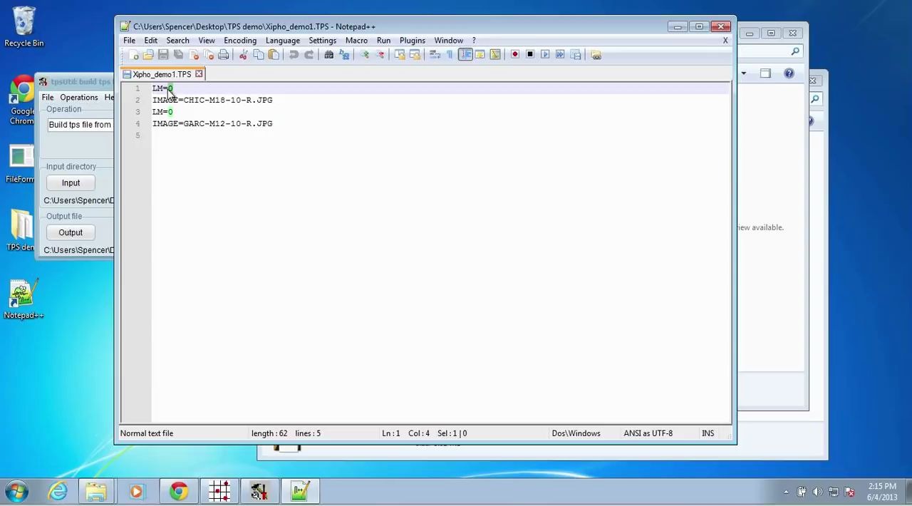 1. Building a TPS file from Images using tpsUtil_哔哩哔哩_bilibili