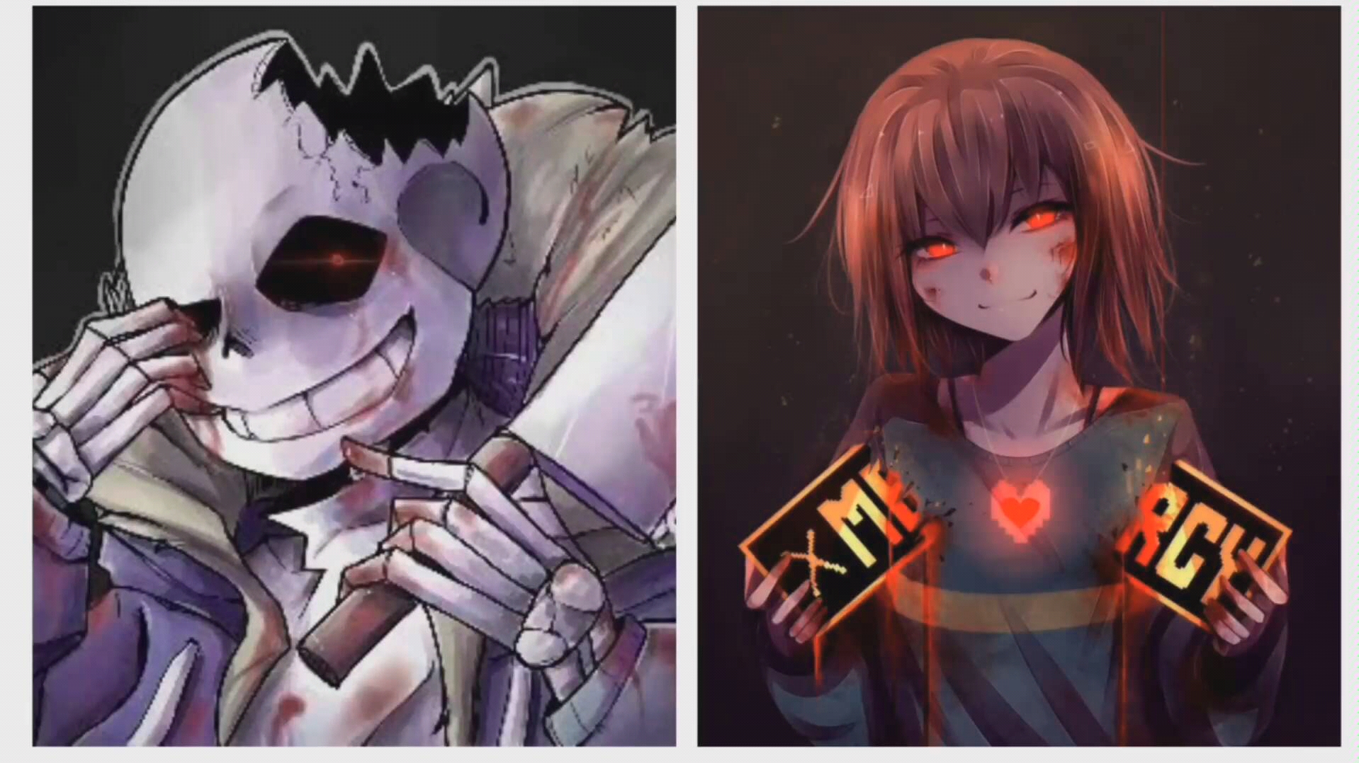 Horror sans和chara合唱stronger than you_哔哩哔哩_bilibili