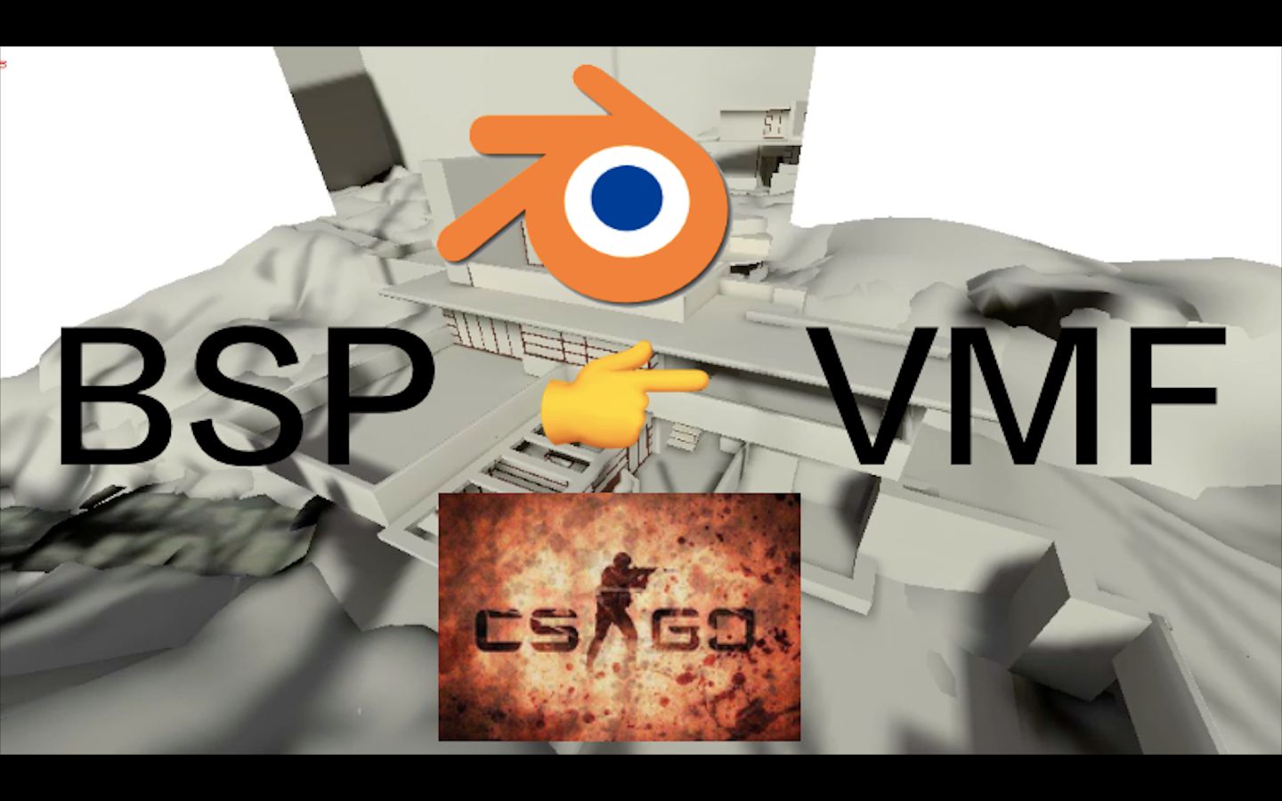 将BSP(csgo地图)文件导入blender(及各大建模软件) 转换BSP->VMF->OBJ_哔哩哔哩_bilibili