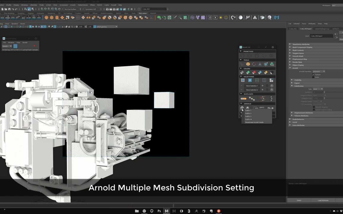 Maya插件 – 硬表面建模插件 ModIt - 视频下载 Video Downloader