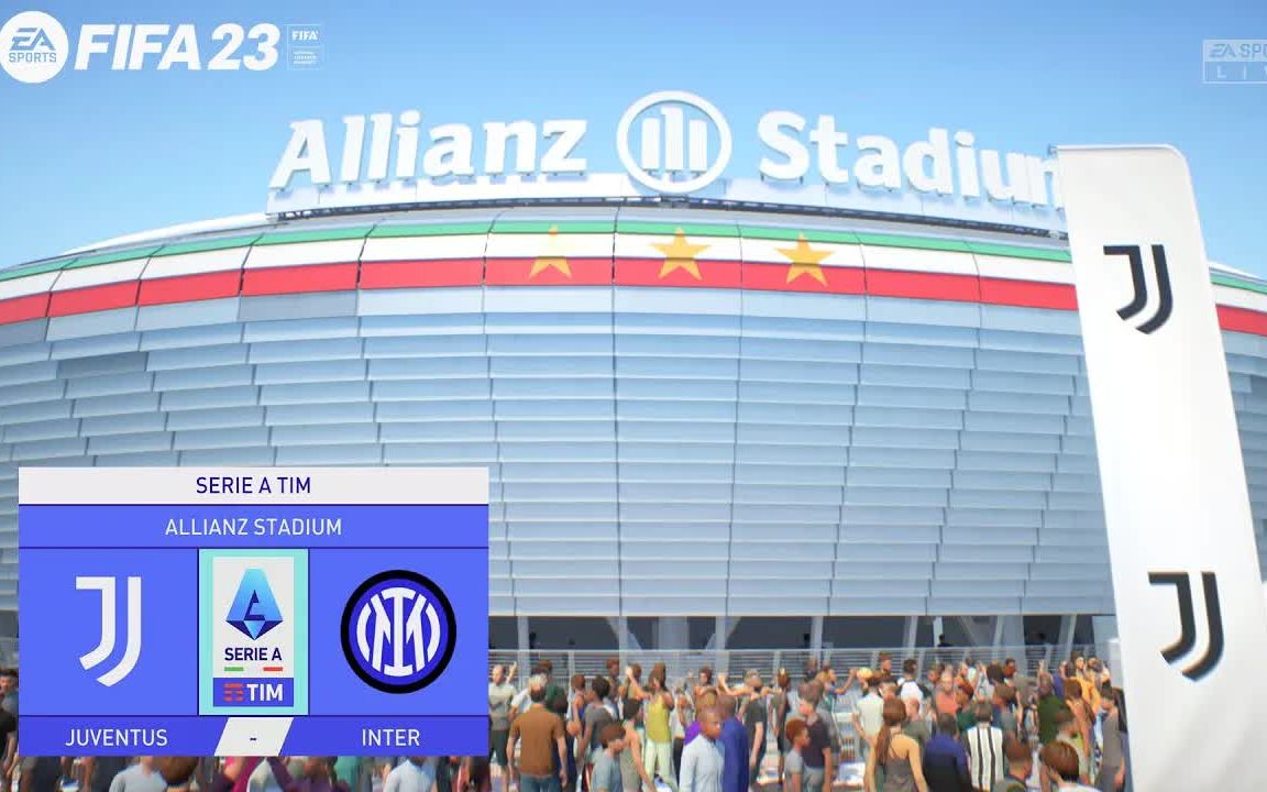 【FIFA23】4K实机演示 意甲联赛新转播样式（尤文VS国米）_单机游戏热门视频