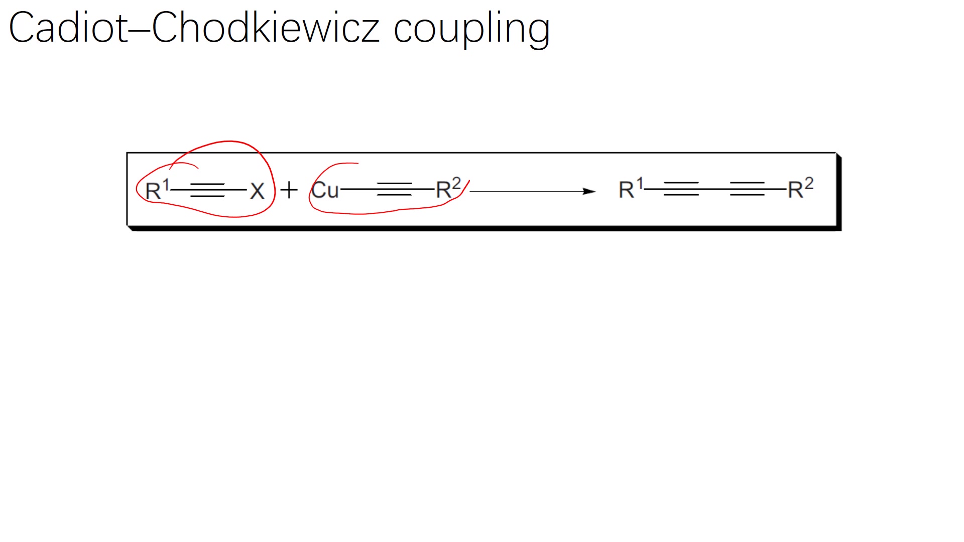 有机人名反应（43）：Cadiot–Chodkiewicz coupling_哔哩哔哩_bilibili