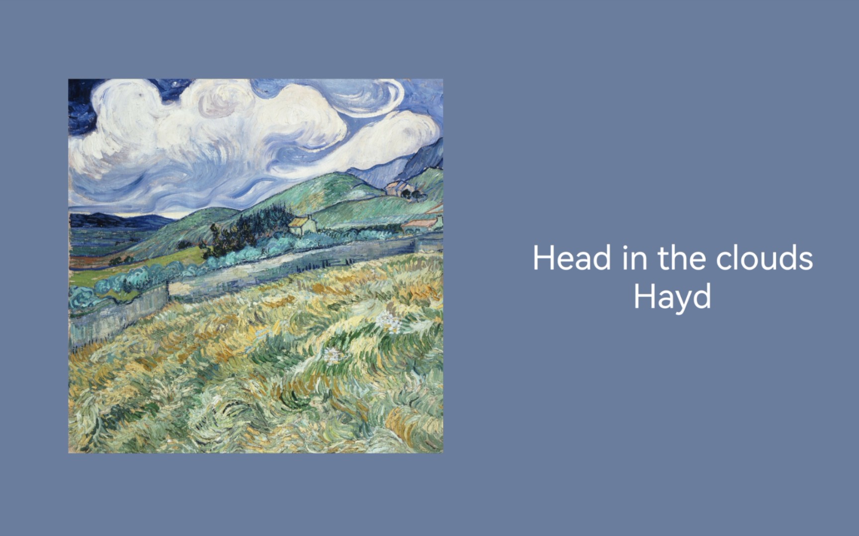 今日歌单 | 【纯享版】Hayd - Head in the clouds-Fafa的八音盒-Fafa的八音盒-哔哩哔哩视频