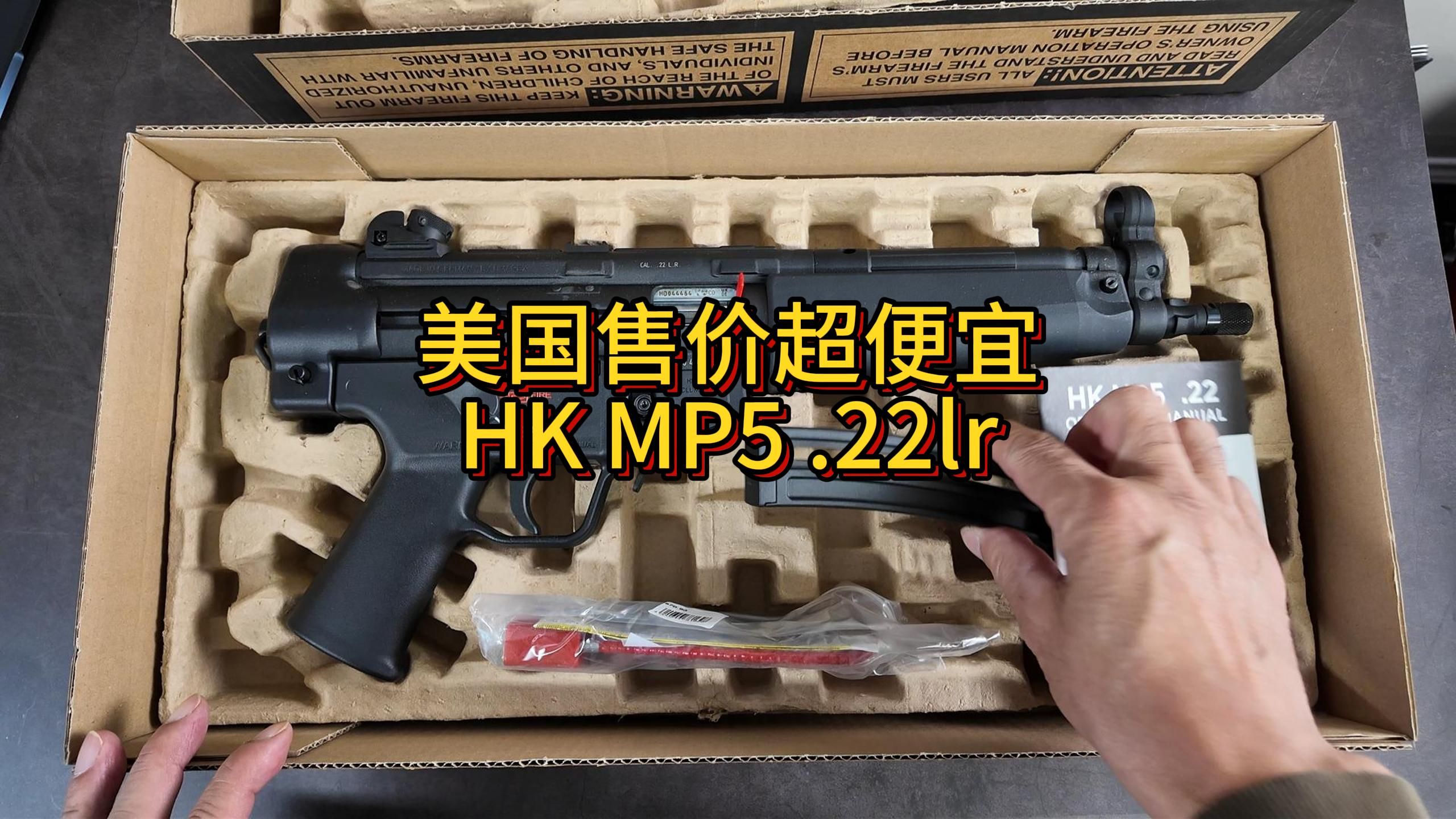 美国售价超级便宜的HK MP5 .22!-老郭寻枪-老郭寻枪-哔哩哔哩视频