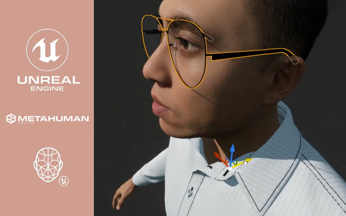 【UE5】MetaHuman+UE5 - 给角色添加配饰 - 视频下载 Video Downloader