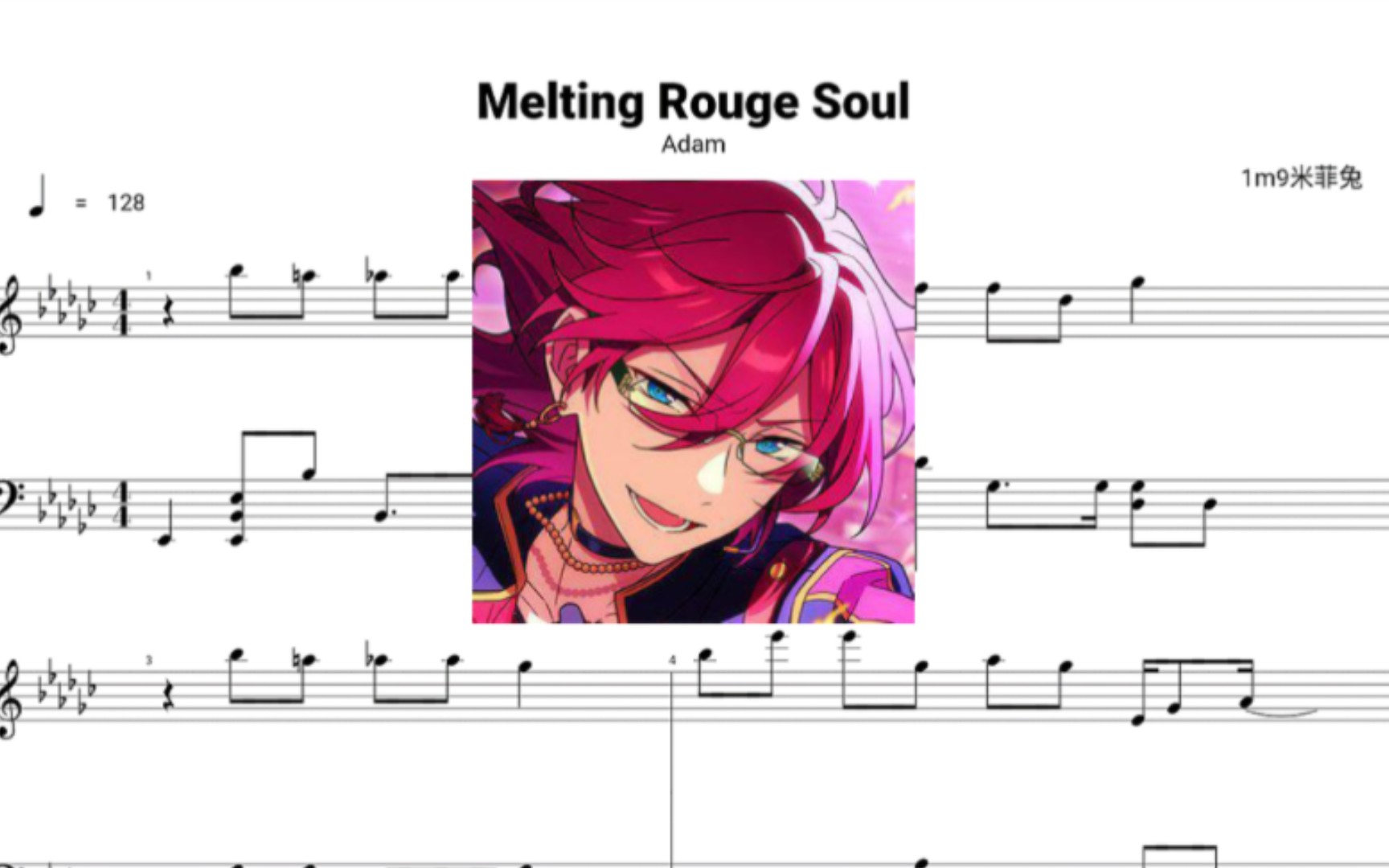 【es2/扒谱】Melting Rouge Soul——Adam-1m9米菲兔-1m9米菲兔-哔哩哔哩视频