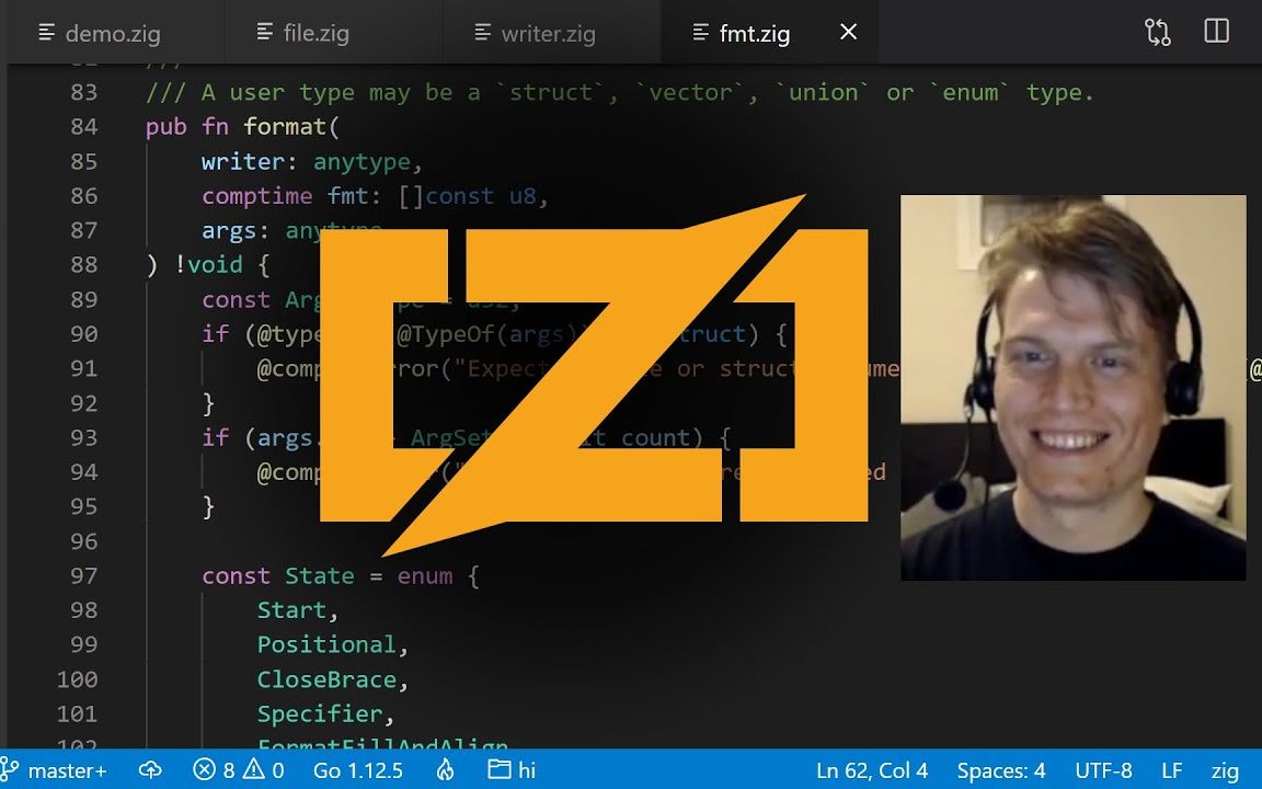 【生肉】采访Zig语言的创造者Andrew Kelley_哔哩哔哩_bilibili